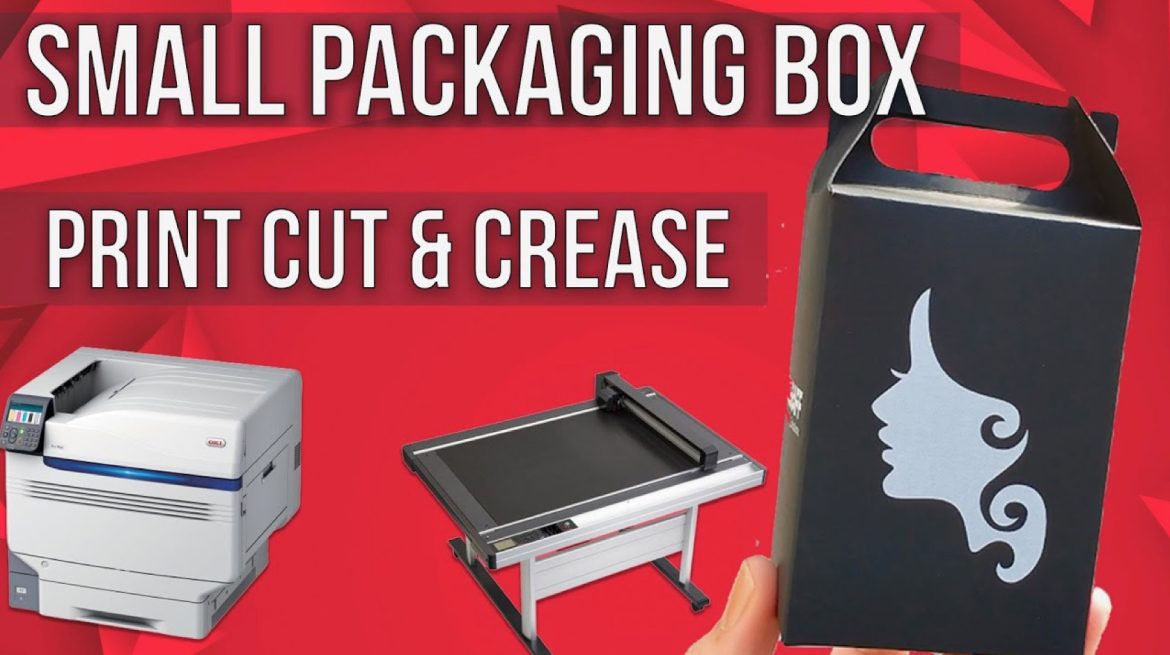 Small packaging box print cut and crease | Labelgraff
