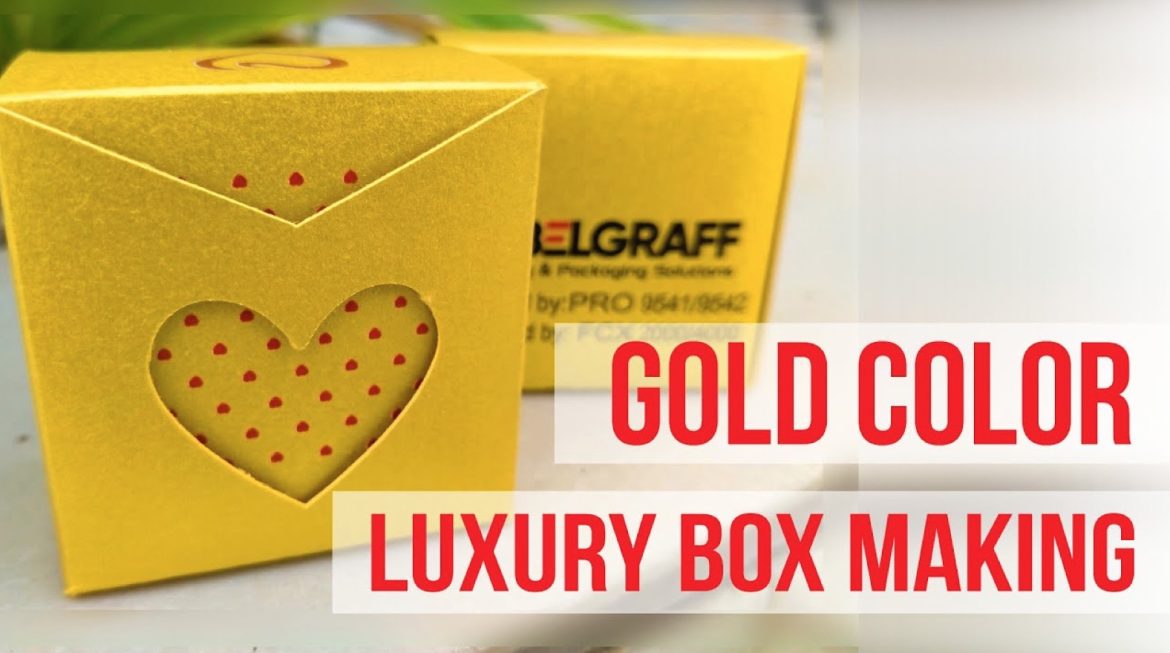 Gold color luxury box making | Labelgraff