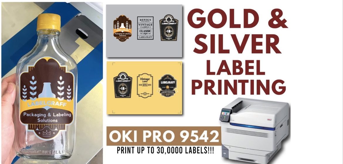 Gold and Silver Label on Bottles | Labelgraff